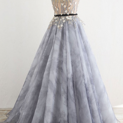 2018 A-line Lace Long Prom Dress, Pd33367 on Luulla