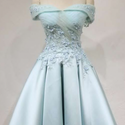 Short Off Shoulder Prom Homecoming Dresses Lace Embroidery on Luulla