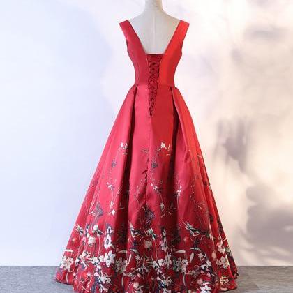 Women Evening Dress Banquet Dress Bride Dress Dress Printing on Luulla
