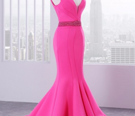 Luxury Satin Mermaid Prom Dress,long Evening Dress Formal Party Gown on ...