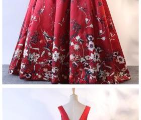 Women Evening Dress Banquet Dress Bride Dress Dress Printing on Luulla