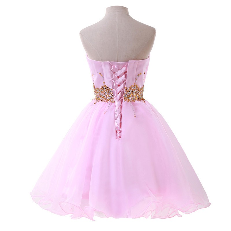 Girls Graduation Dress Cute Dresses For Juniors Short Pink Homecoming ...
