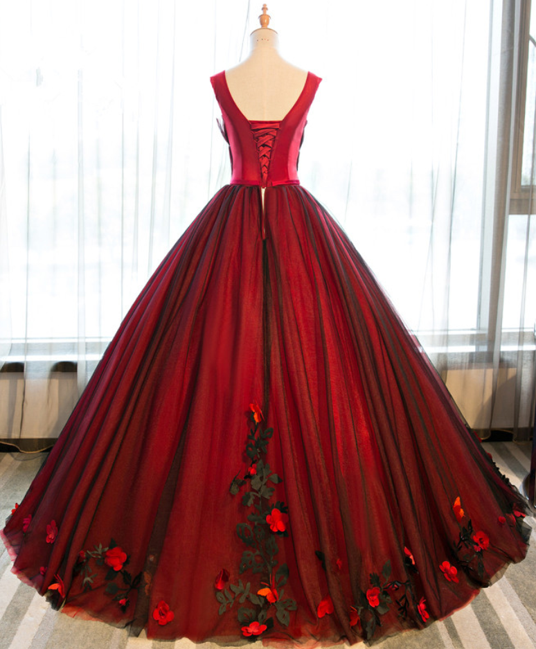Prom Dressesred Prom Dresses,princess Prom Dresses,quinceanera Dresses ...