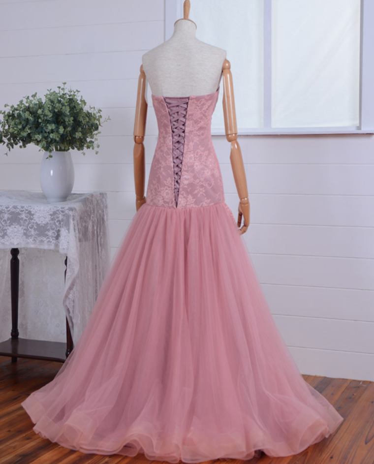 Long Elegant Lace Evening Party Dress Prom Dress Real Photos on Luulla