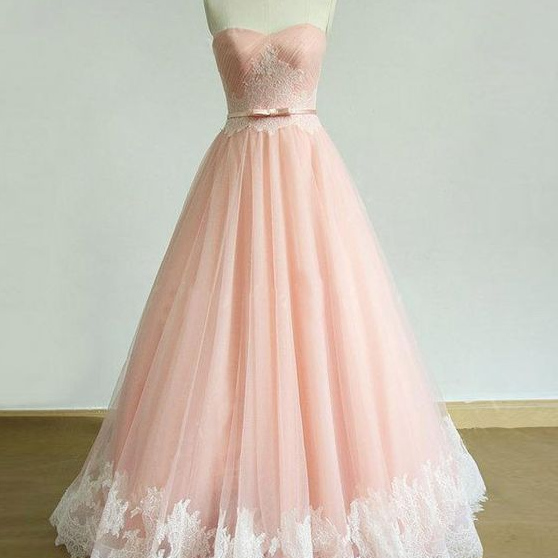 Pink Sweetheart Cute Prom Dress Ball Gowns For Women Party on Luulla