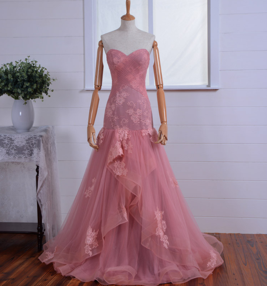 Long Evening Dress,a Line Evening Dresses, Long Prom Dress,sexy Prom ...