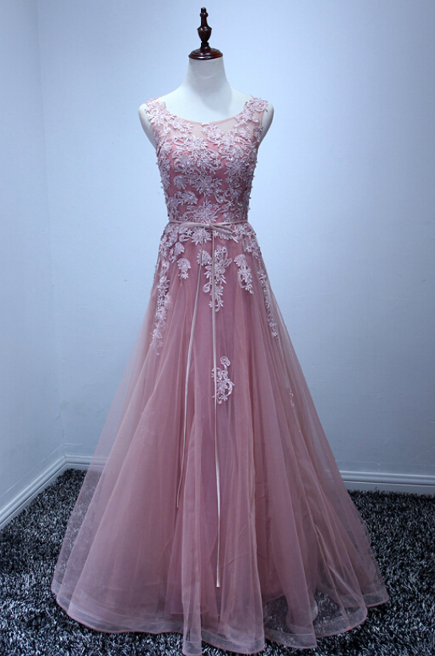 High Quality Prom Dress,tulle Prom Dress,a-line Prom Dress,appliques ...