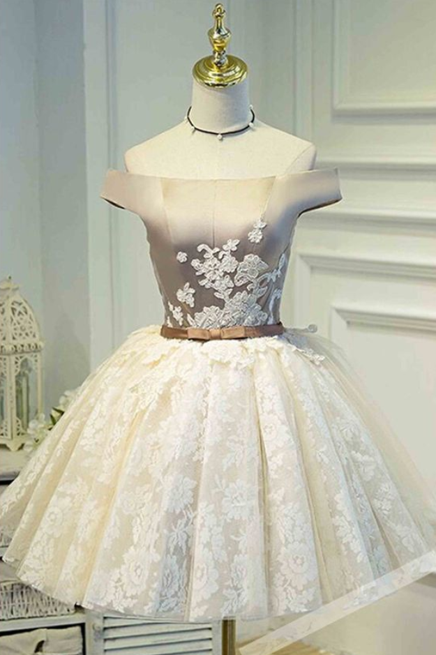 Ivory Homecoming Dress,short Prom Dresses,cocktail Dress,homecoming ...