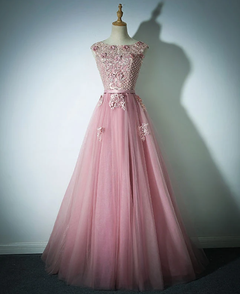 Lace Tulle Long Prom Dress, Evening Dress on Luulla