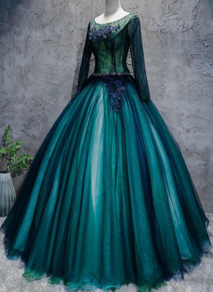 New Ball Gown Lace Princess Prom Gowns on Luulla