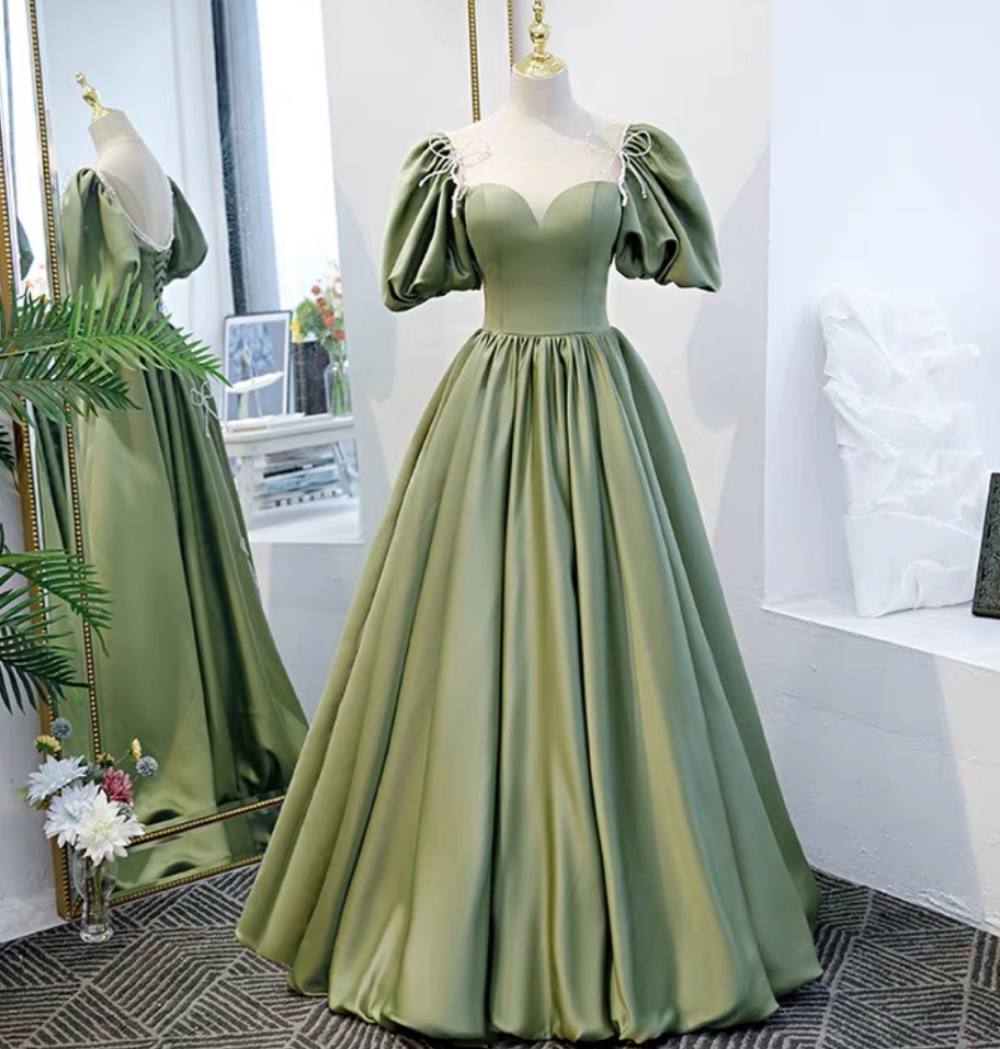 Prom Dresses Satin Prom Gown,custom Made on Luulla