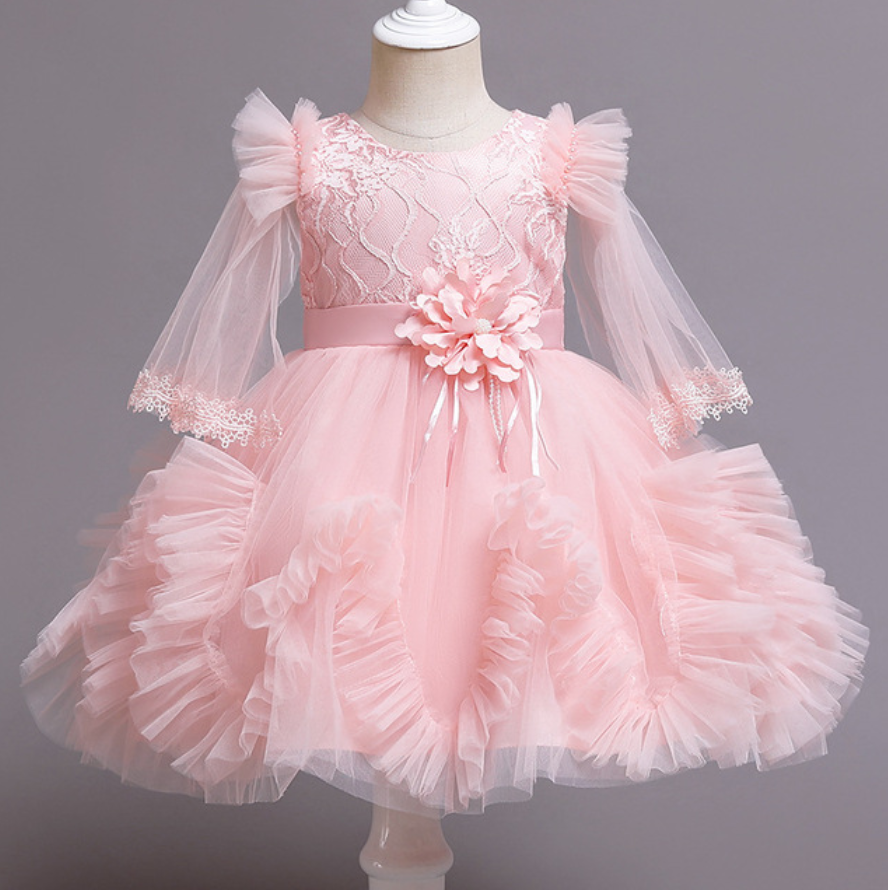 Girls Dress Girls Dress Princess Dress Gauze Fluffy Dress on Luulla
